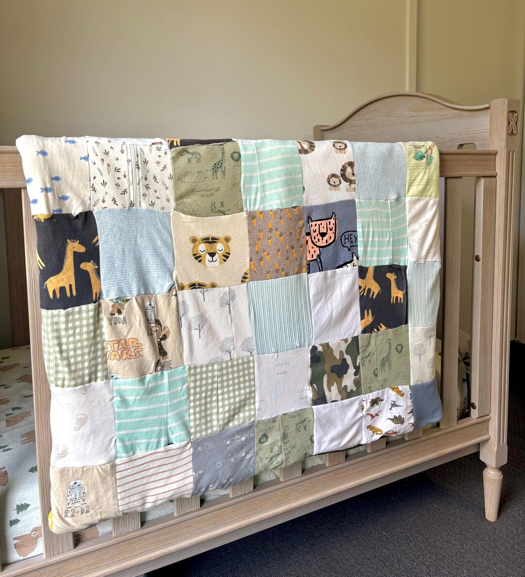 Newborn Keepsake Cot Quilt (1m X 1.2m) - Etsy