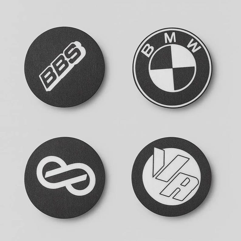 Wheel Center Caps 68mm | Compatible With Most BMW Rims | Custom Hubcaps ...