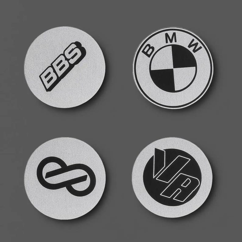 Wheel Center Caps 68mm | Compatible With Most BMW Rims | Custom Hubcaps ...