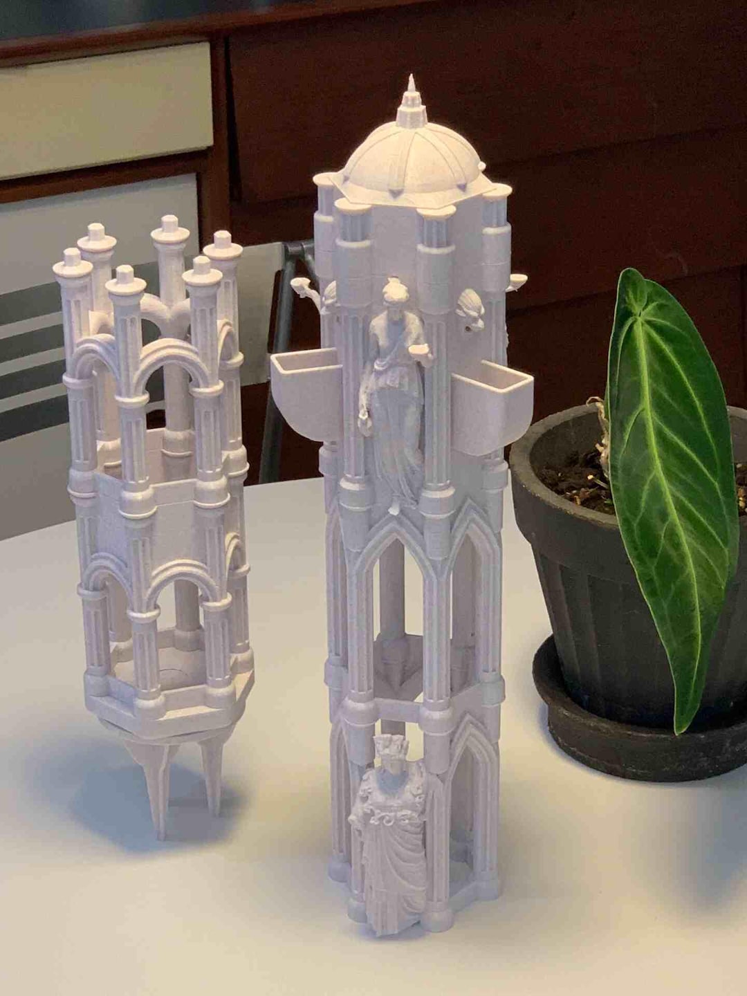 Roman Sculpture Tower Stackable Moss Pole, 3D Printed Modular Self ...