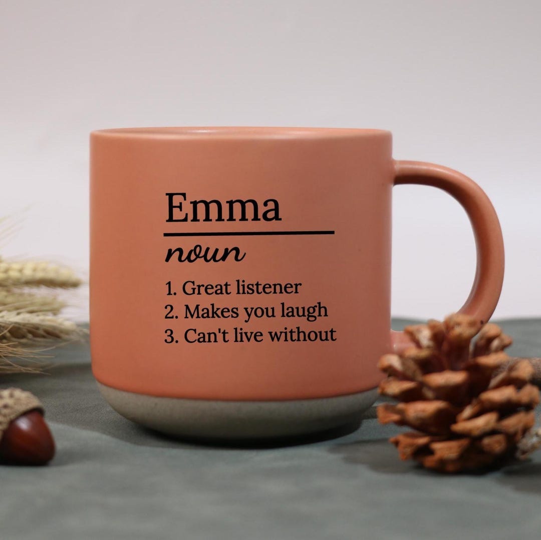 Personalised Name Definition Mug Laser Engraved Gift Idea Presents for ...