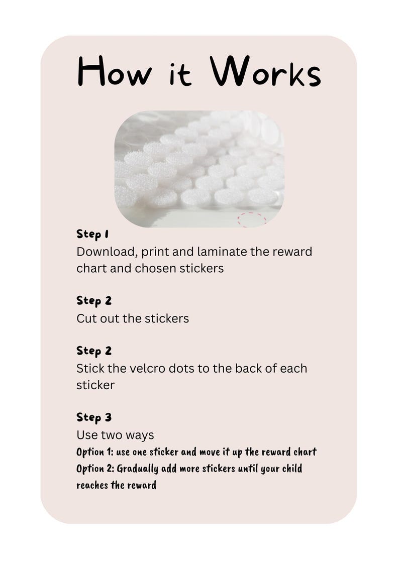 Printable Reward Chart for Kids Toddler Behavior Goal Chart Daily Chore ...