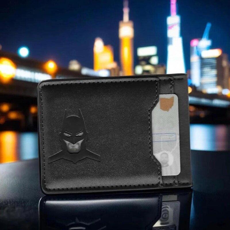 Bat Man Id Wallet - Etsy