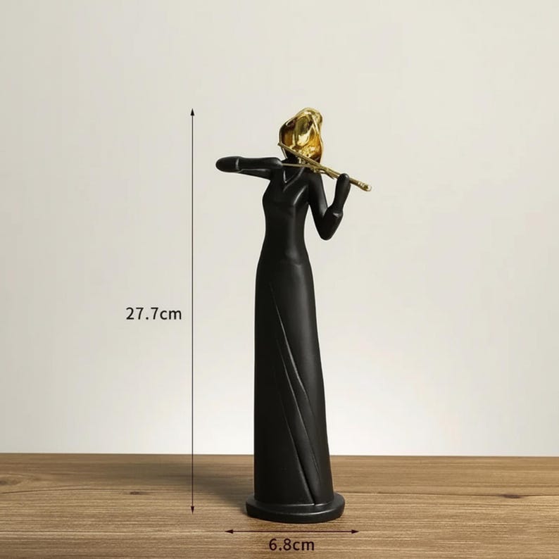 Abstract Musician Saxophone Resin Figurine: Minimalist Home Decor - Etsy