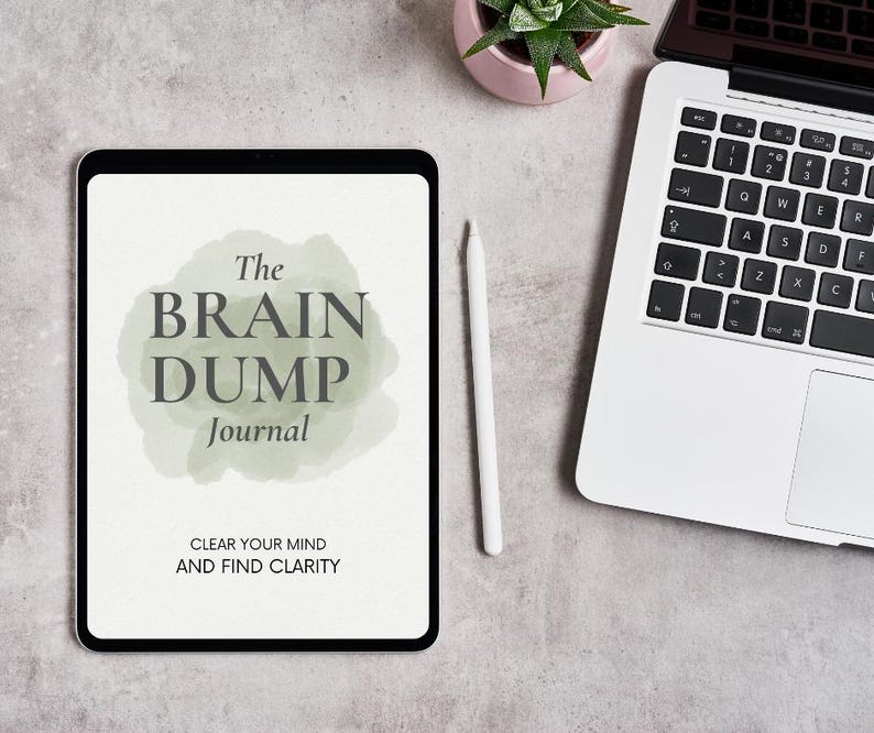 Brain Dump Journal – Printable PDF for Clarity and Focus | Digital ...
