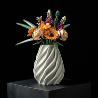 Unique Textured Vase "triangle" Modern & Minimalist 3D Printed Vase for ...