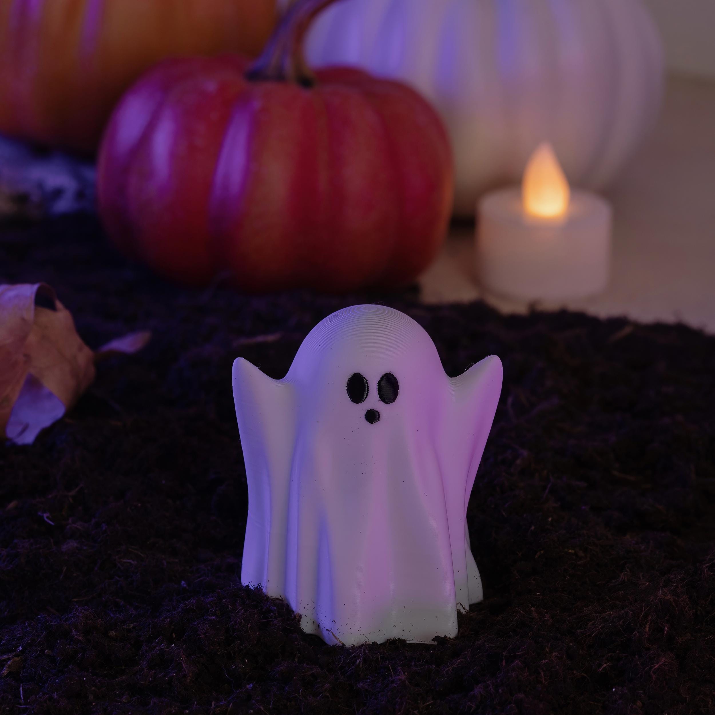 Halloween Ghost Figurines | 3D Printed Desk Accessories | Spooky Shelf ...