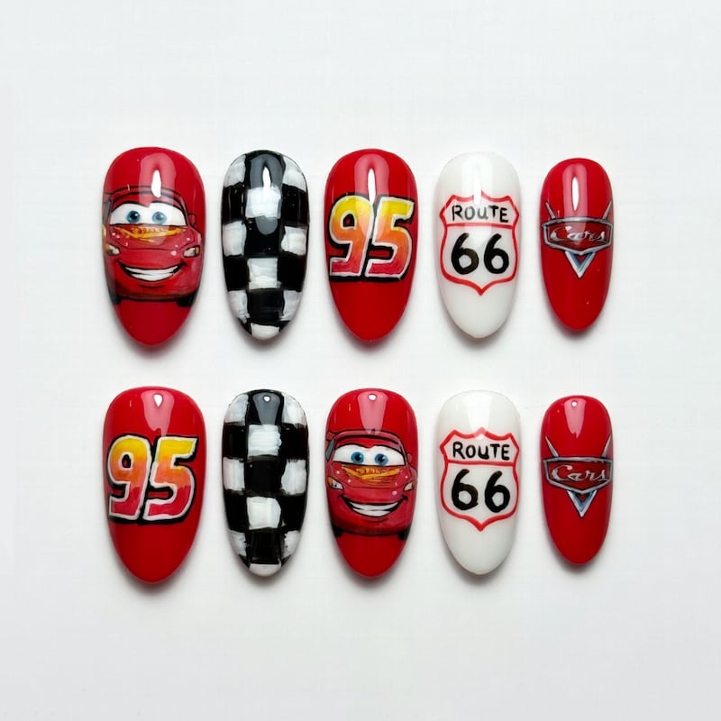 Cars Nail Set - Etsy