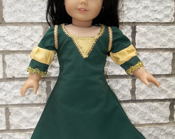 Merida Outfit From Brave for American Girl Doll - Etsy