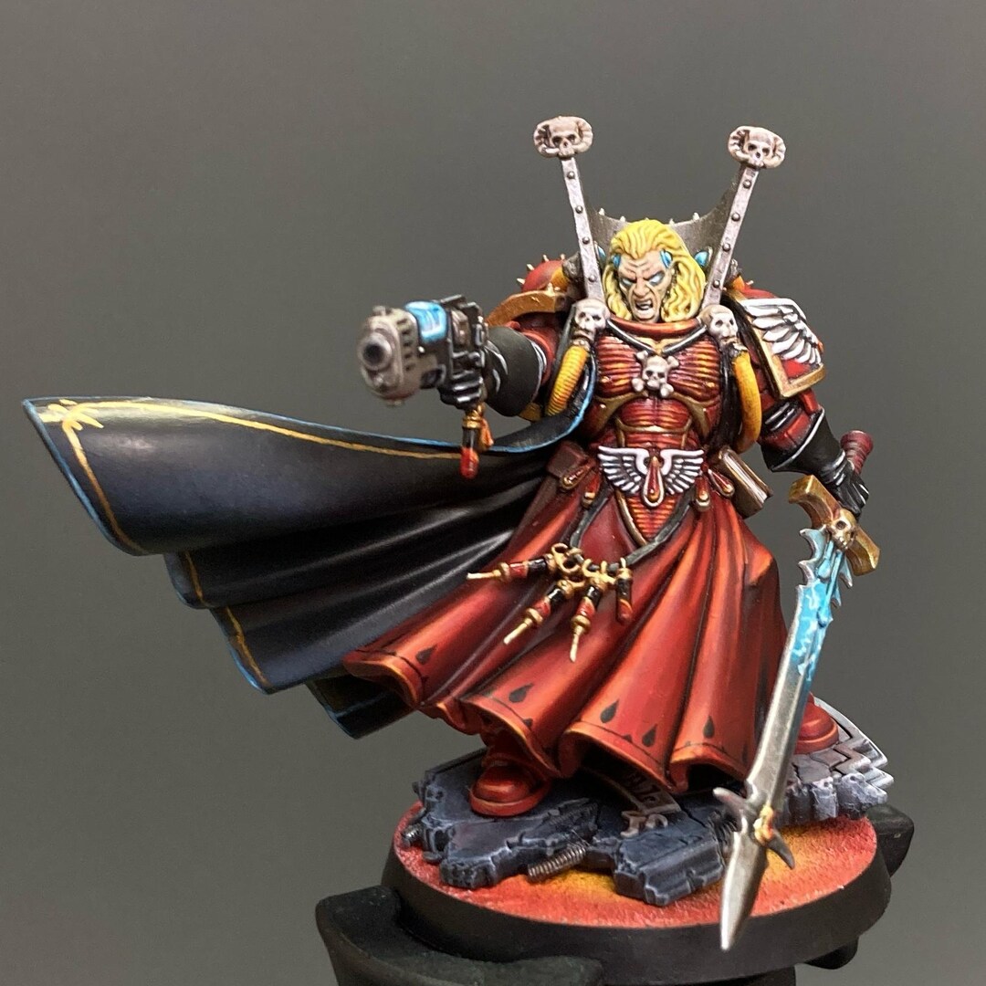 Space Marines Mephiston Blood Angels Warharmmer 40k Pro Painted ...