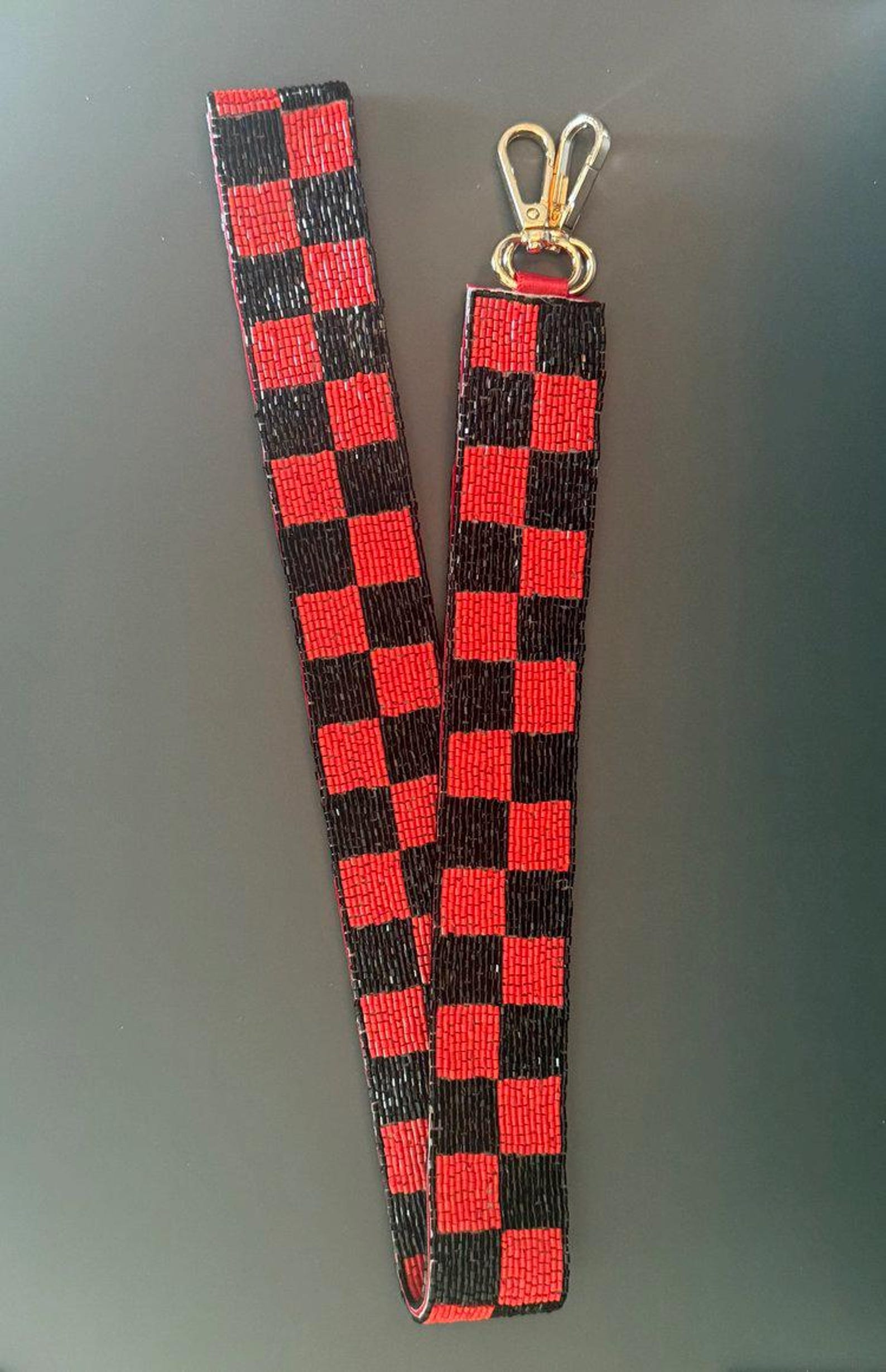 Checkered Purse Strap - Etsy