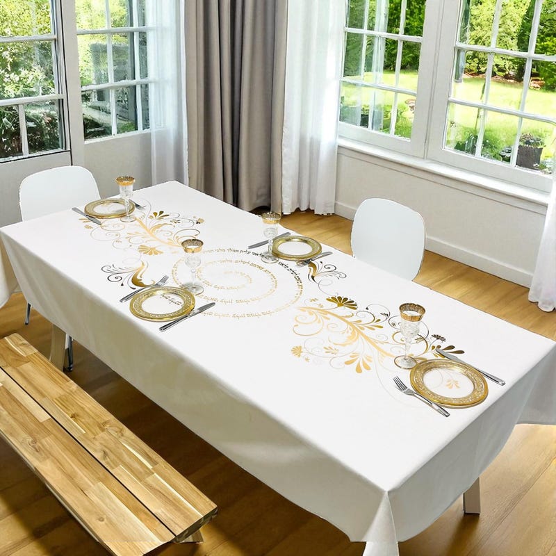 Linen Jewish Tablecloth - Etsy