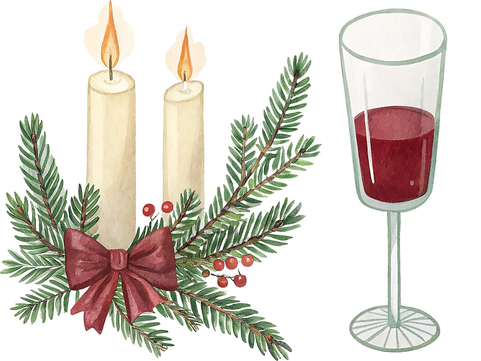 Christmas Dinner – 50 PNG Sticker Pack - Etsy