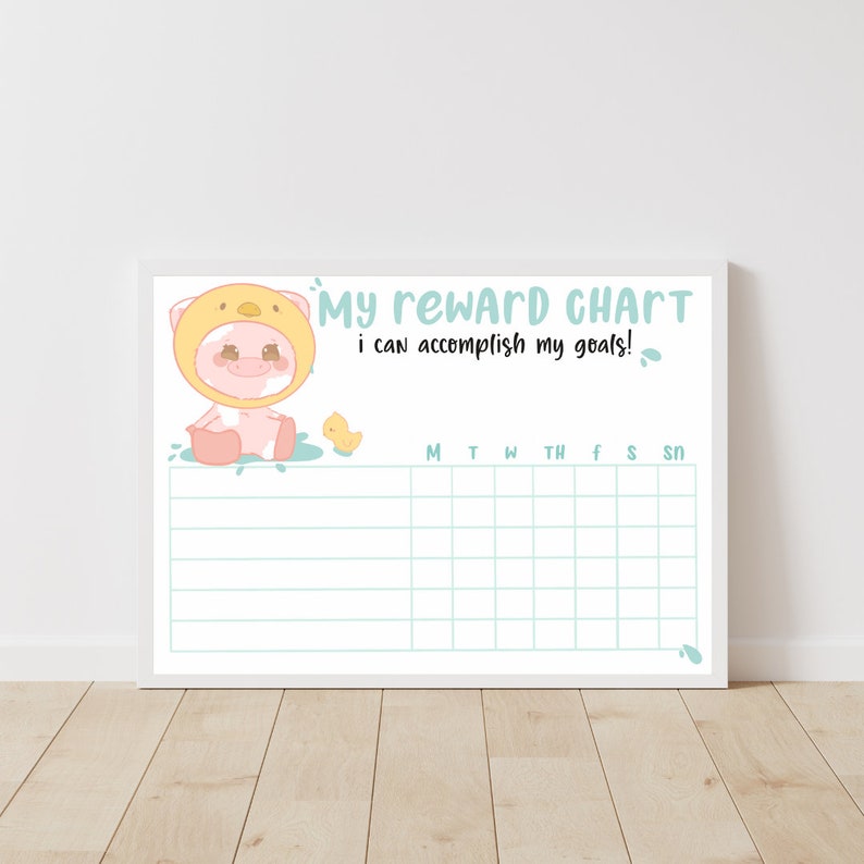 My Reward Chart for Kids, Reward Chart,daily Weekly Routine ...