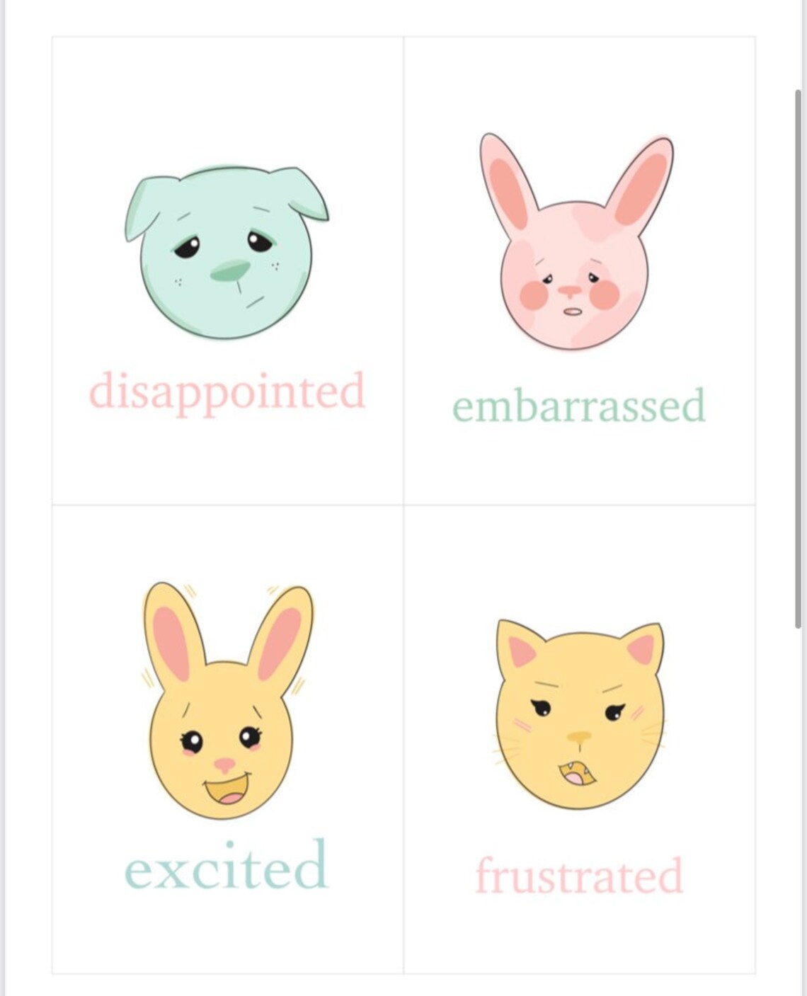 How Am I Feeling Cards Set of 16 Emotion Cards Facial - Etsy