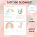 Emotional Printable Bundle Breathing Techniques How I Am - Etsy
