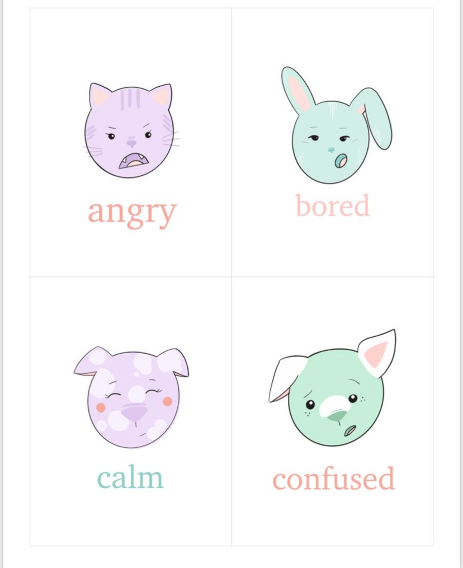 How Am I Feeling Cards Set of 16 Emotion Cards Facial - Etsy
