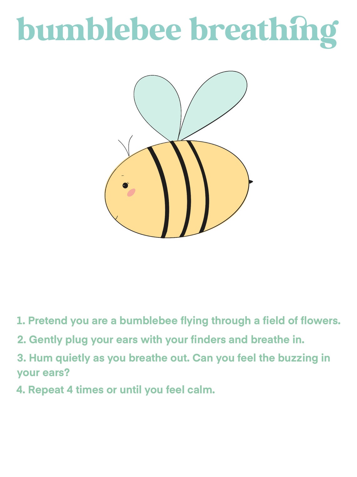 Breathing Techniques and Set of 8 Cards Bundlebreathing - Etsy