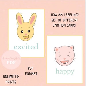 Emotional Printable Bundle, Breathing Techniques, How I Am Feeling ...
