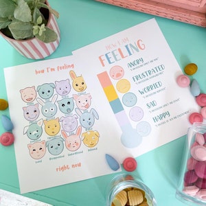 Emotional Printable Bundle, Breathing Techniques, How I Am Feeling ...