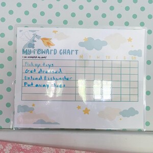 My Reward Chart for Kids, Reward Chart,daily Weekly Routine ...