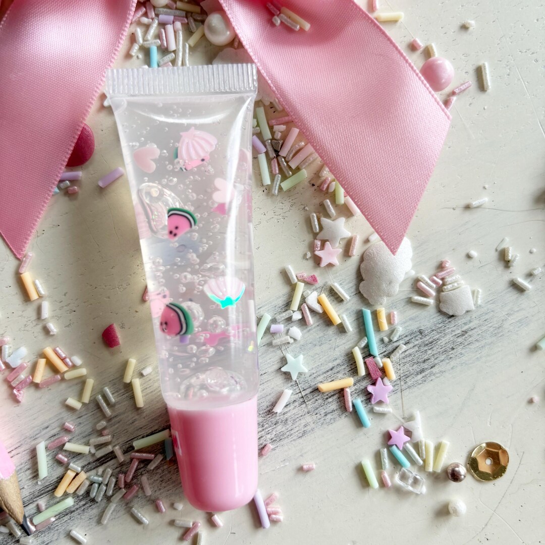 Watermelon Seashell Tube Lip Gloss - Etsy