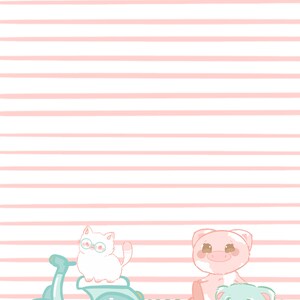 Printable Stationary, Kids Stationary Set, Notebook Pages, Notepad ...