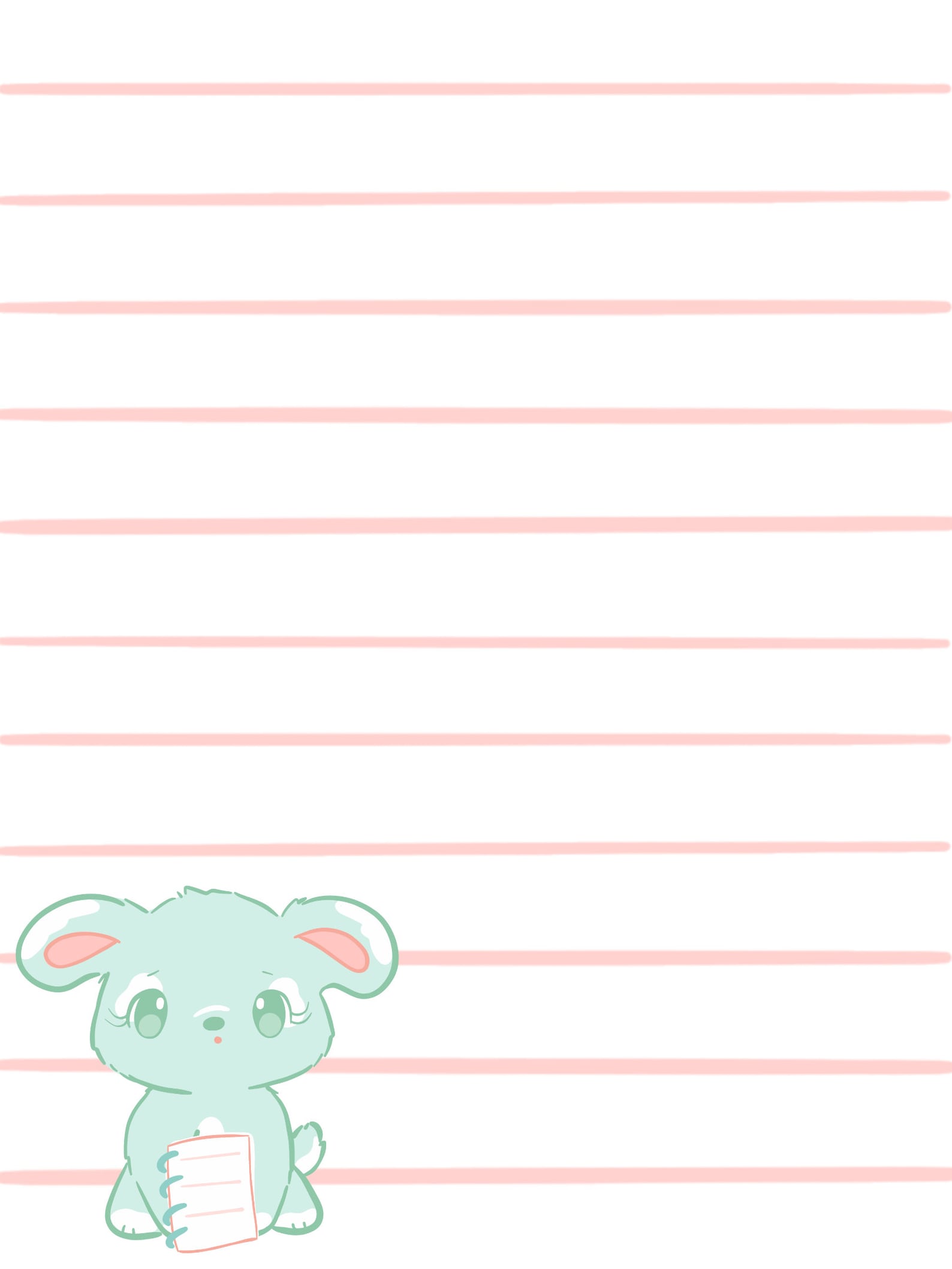 Printable Stationary, Kids Stationary Set, Notebook Pages, Notepad ...