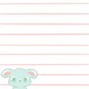 Printable Stationary, Kids Stationary Set, Notebook Pages, Notepad ...