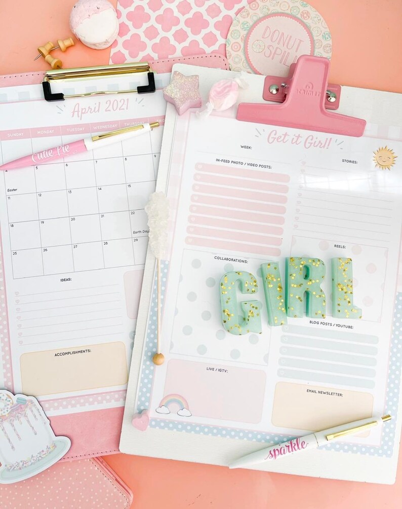 Get It Girl Daily Planner, Planner, Planner Pages, Weekly Planning ...