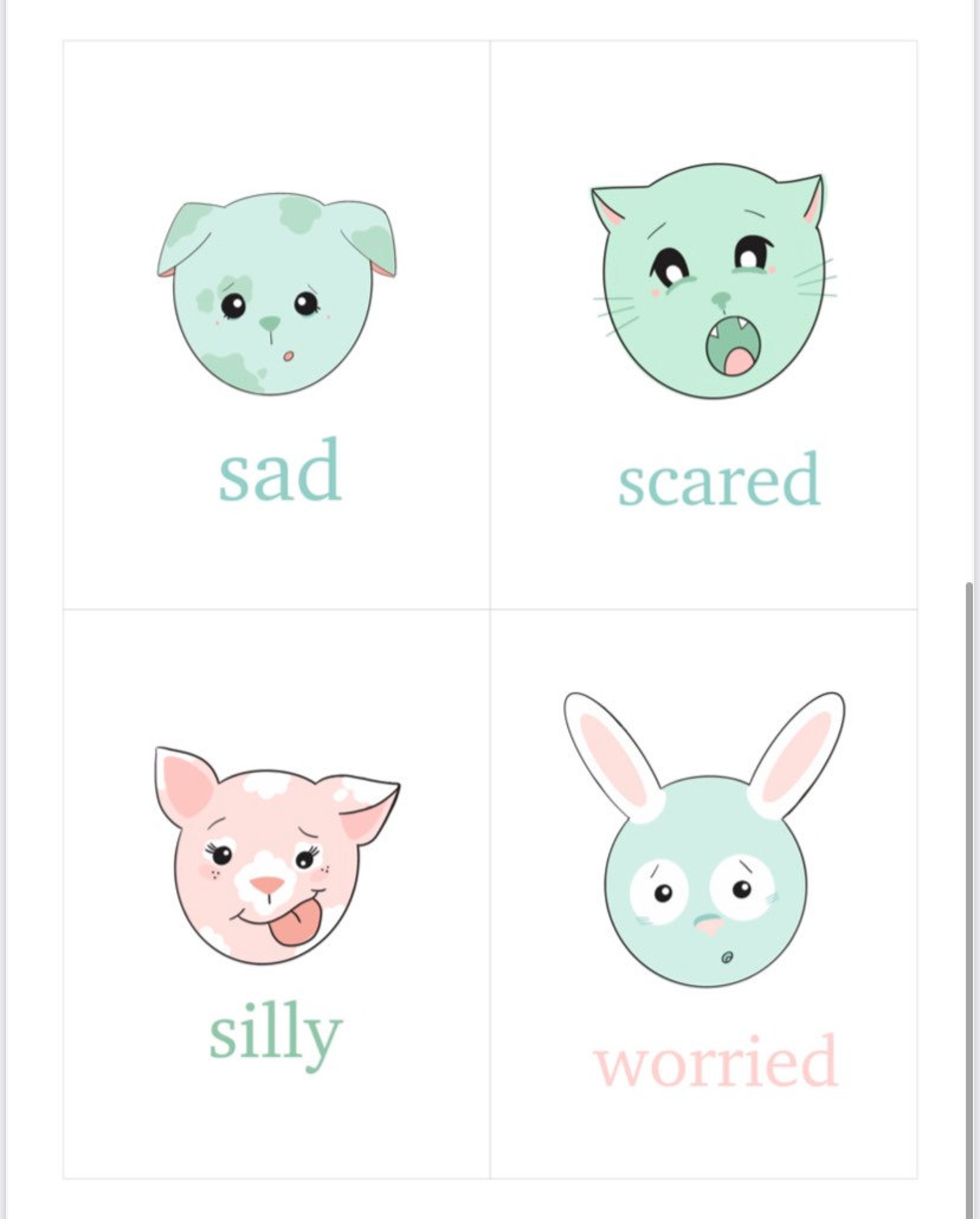 How Am I Feeling Cards Set of 16 Emotion Cards Facial - Etsy