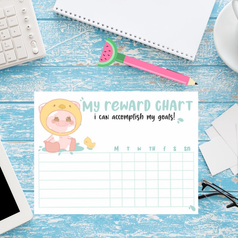 My Reward Chart for Kids, Reward Chart,daily Weekly Routine ...