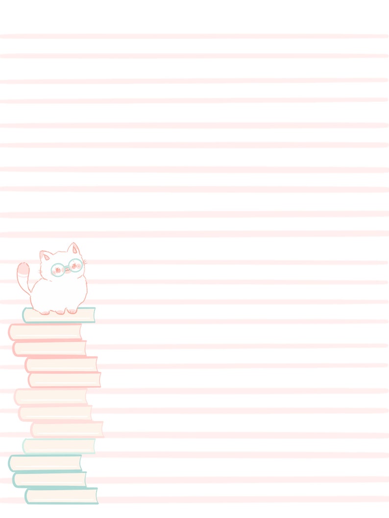 Printable Stationary, Kids Stationary Set, Notebook Pages, Notepad ...