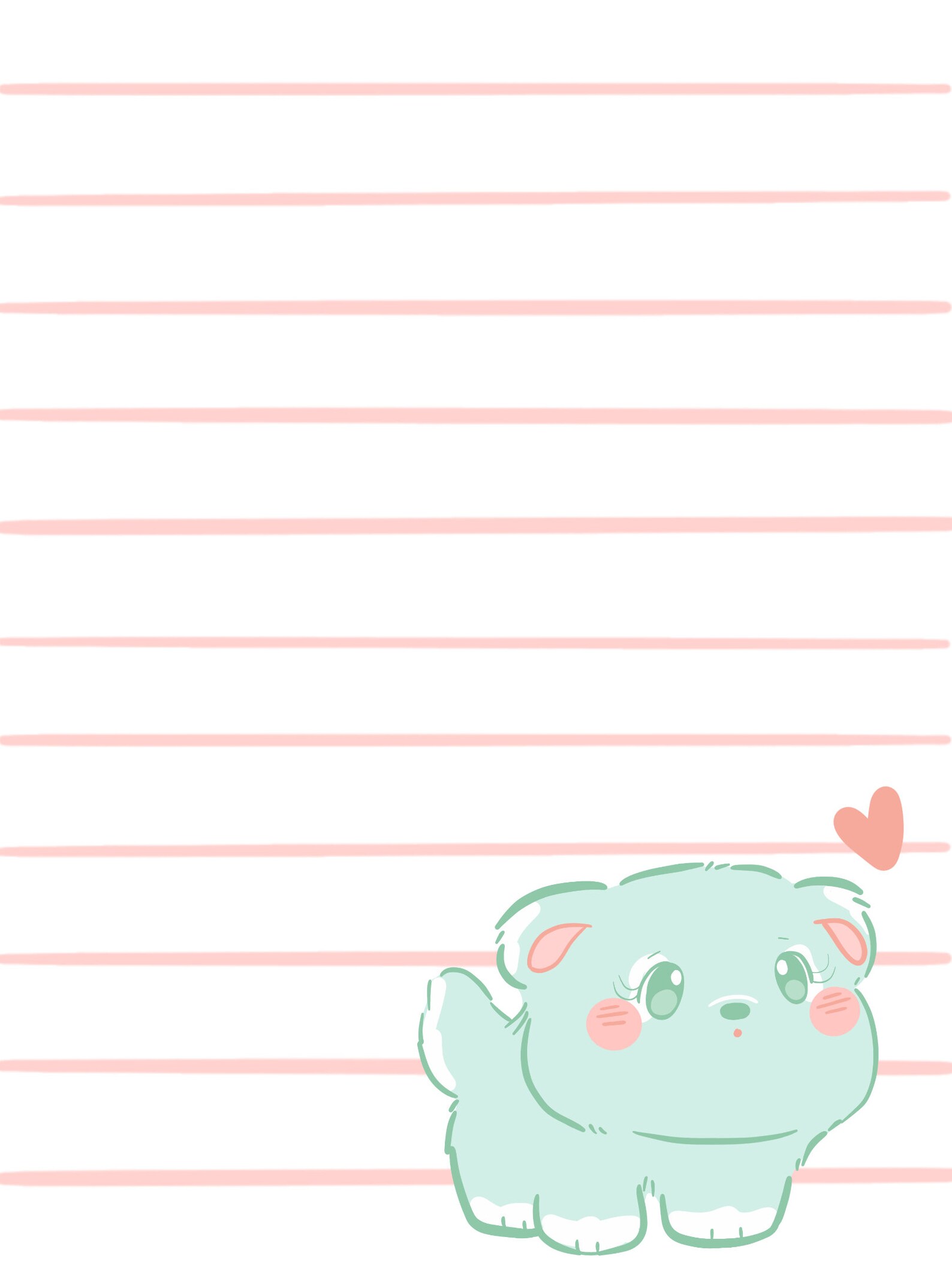 Printable Stationary, Kids Stationary Set, Notebook Pages, Notepad ...