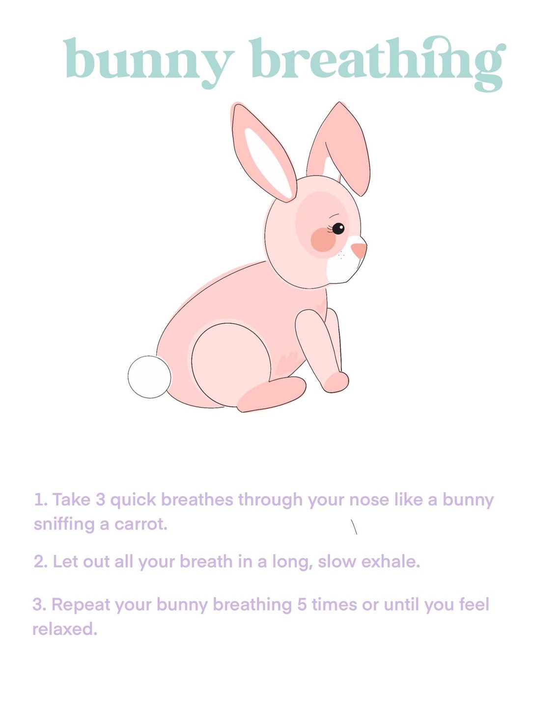 Bunny Breathing, Breathing Techniques, Breathing Technique for Kids ...
