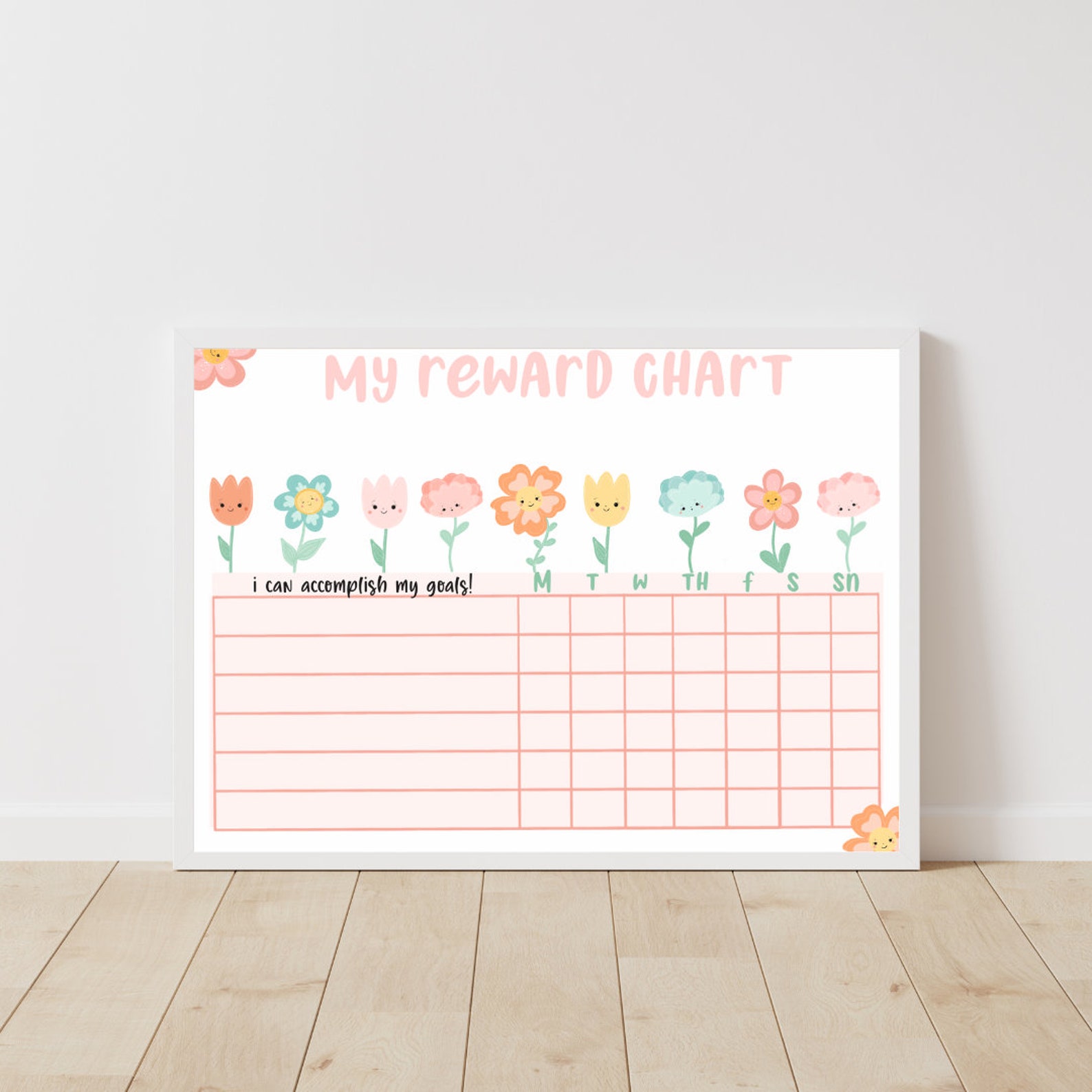My Reward Chart for Kids, Reward Chart,daily Weekly Routine ...