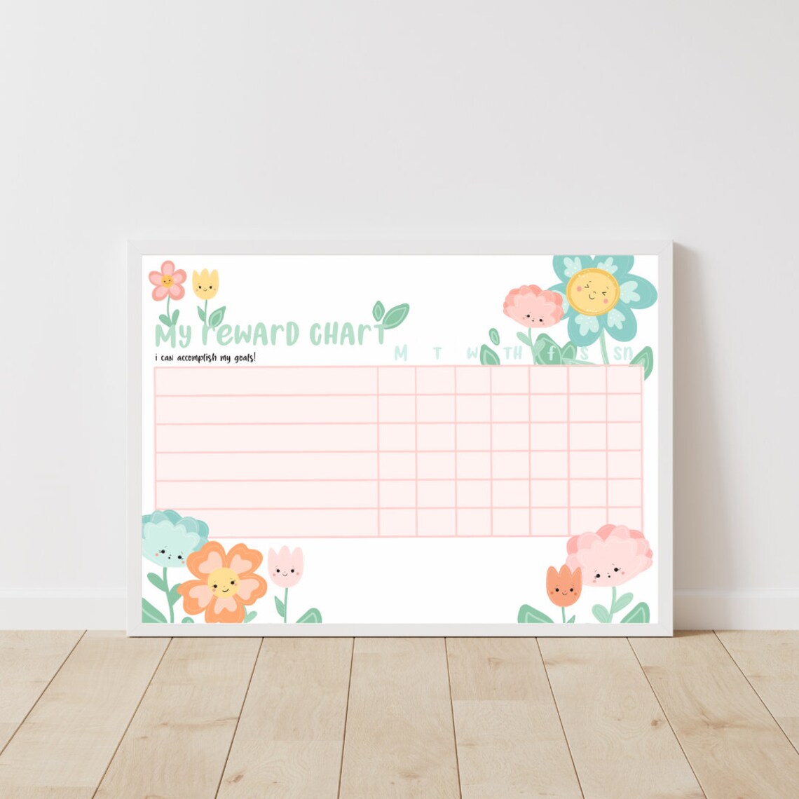 My Reward Chart for Kids, Reward Chart,daily Weekly Routine ...