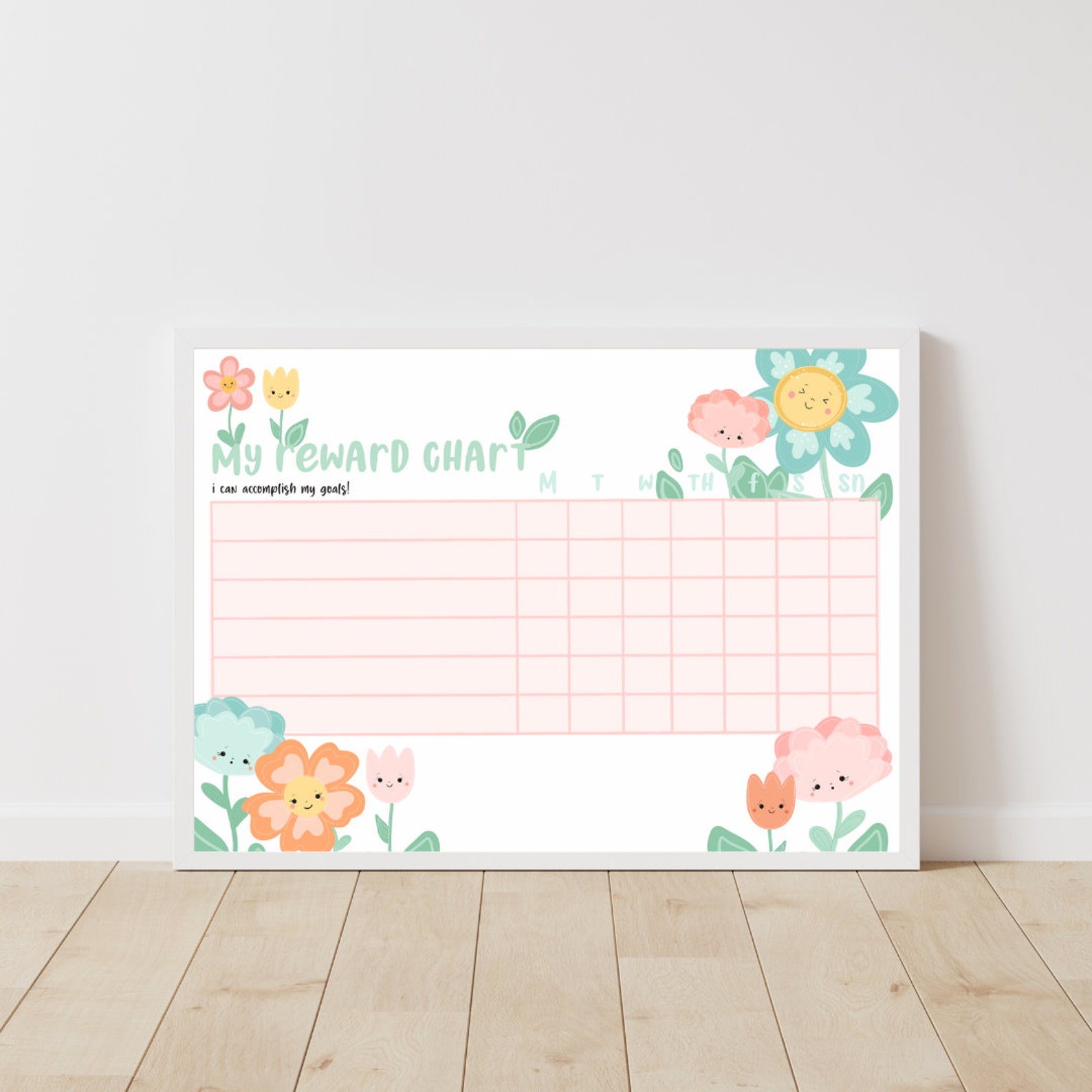 My Reward Chart for Kids, Reward Chart,daily Weekly Routine ...