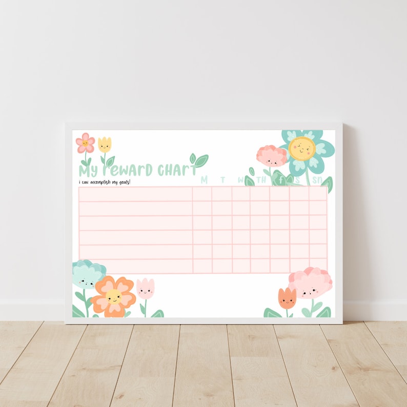 My Reward Chart for Kids, Reward Chart,daily Weekly Routine ...