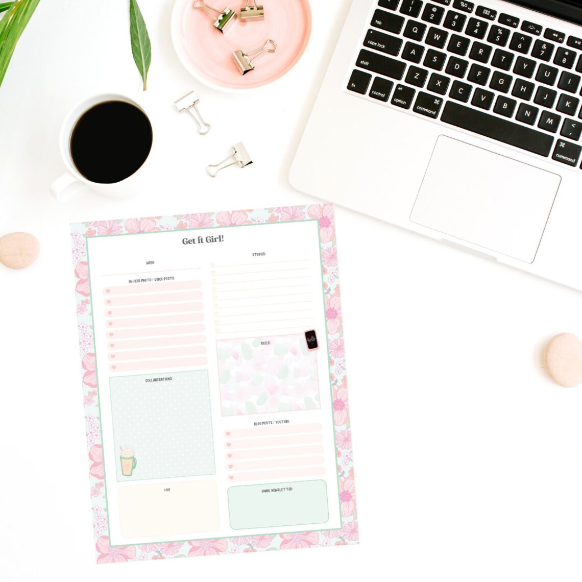 Get It Girl Daily Planner, Planner, Planner Pages, Weekly Planning ...