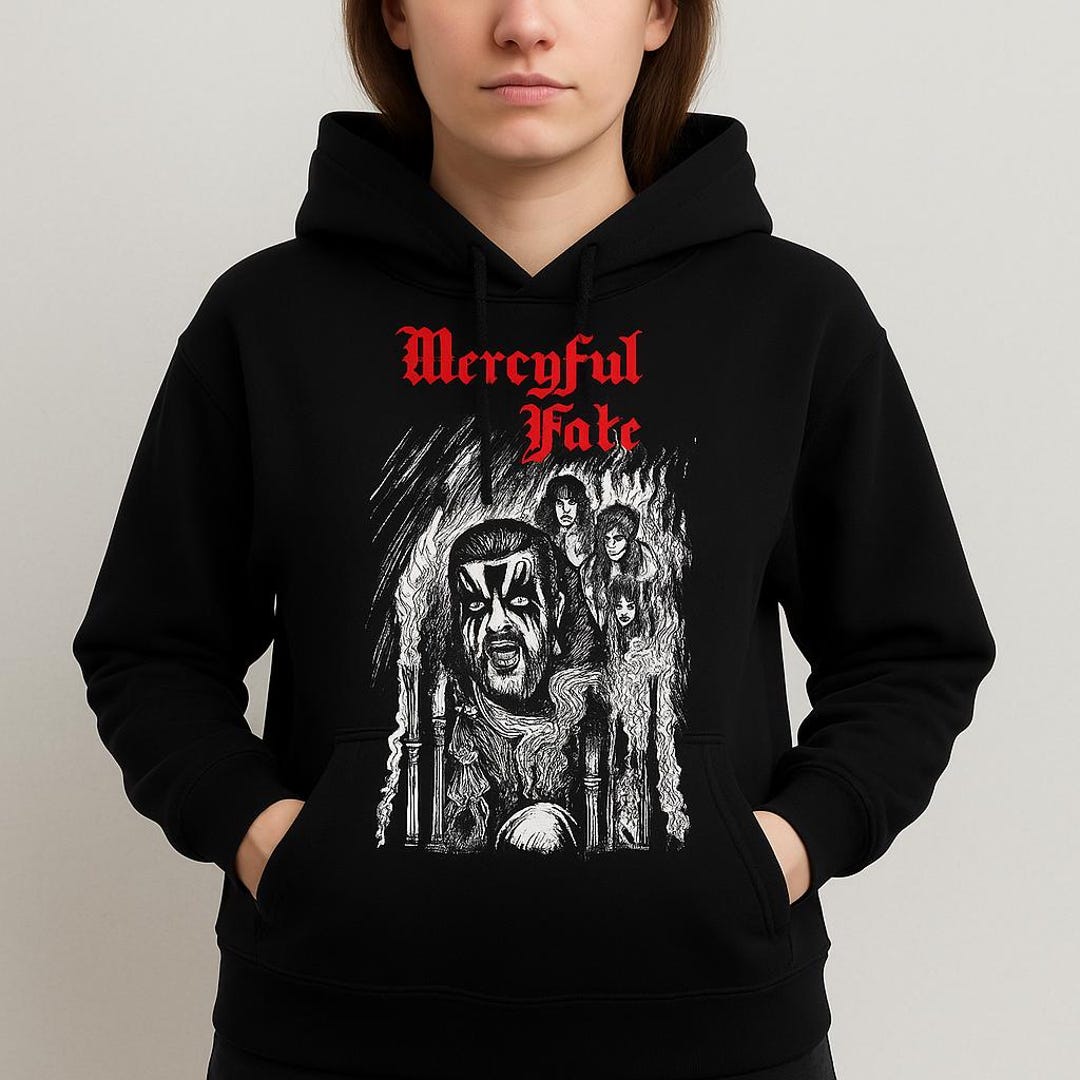 Mercyful Fate Hoodie Black Metal Pioneer Band Merch Occult Graphic ...