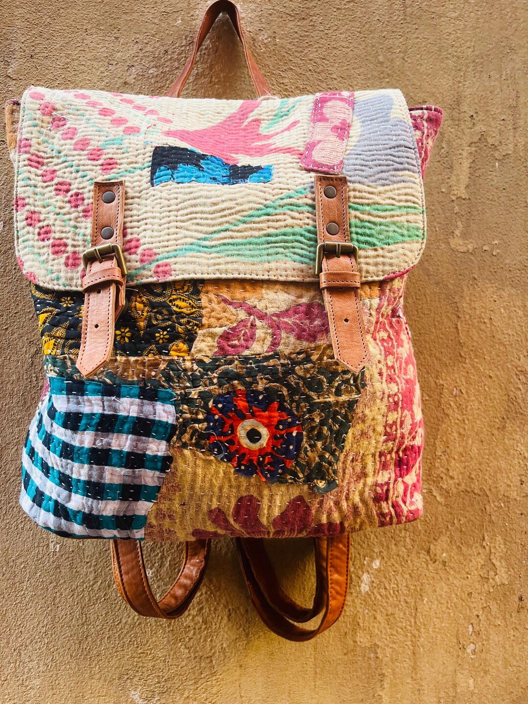 Backpacks in Indian Kantha Suzani Fabric - Etsy
