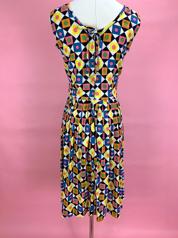 1960’s Mod Patterned Summer Dress - Gem