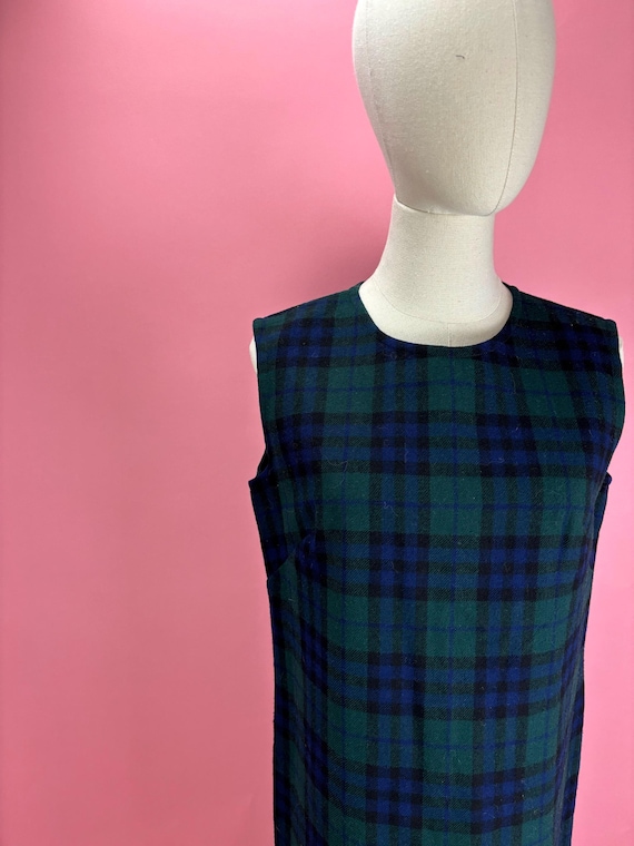 1960’s Pendleton Plaid Jumper Shift Dress - Gem