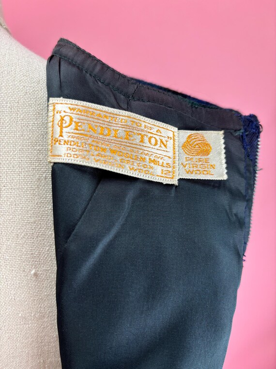 1960’s Pendleton Plaid Jumper Shift Dress - Gem