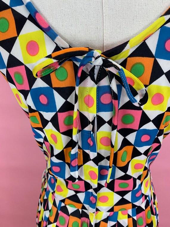 1960’s Mod Patterned Summer Dress - Gem