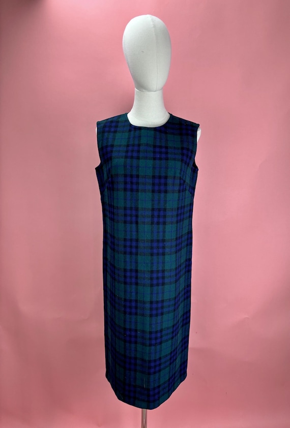 1960’s Pendleton Plaid Jumper Shift Dress - Gem