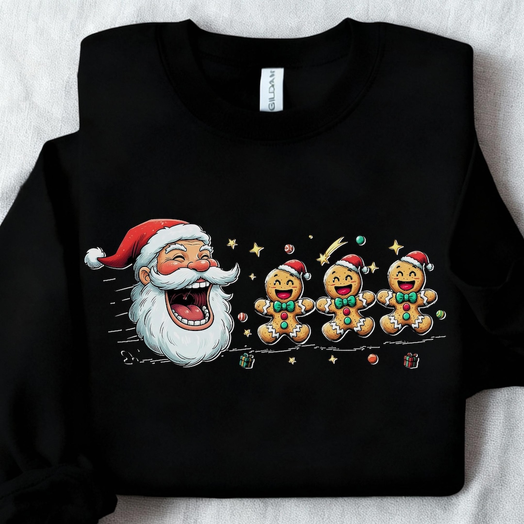 Christmas Santa Pac Man PNG: Retro Game Graphics, Gingerbread Man ...