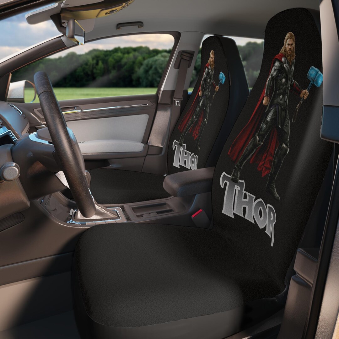 Thor Car Seat Covers | Marvel Superhero Lightning Design - Etsy