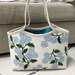 Handmade Japanese Style Tote Bag: Rifle Paper Co. Blue Hydrangeas - Etsy